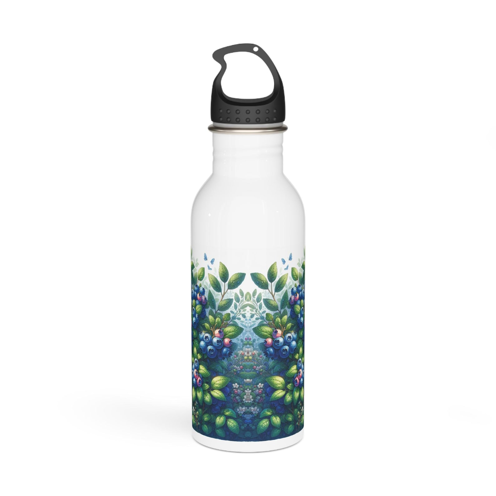 Blueberries Stainless Steel Water Bottle: Fruit Lover Gift, 20oz - Etsy