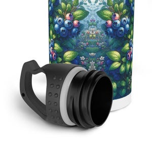 Blueberries Stainless Steel Water Bottle: Fruit Lover Gift, 20oz - Etsy