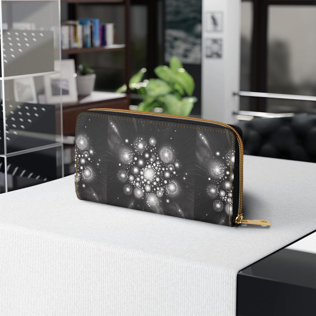 Zipper Wallet - Star Cluster Design - Etsy