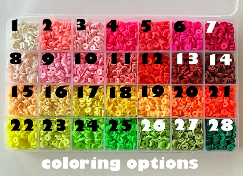 Customizable Clay Bead Bracelets - Etsy