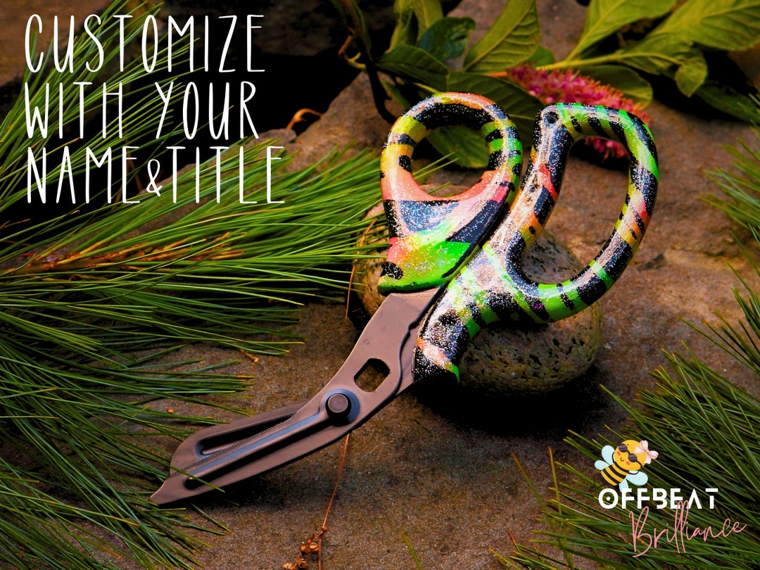Custom Medical Trauma Shears, Personalized Glitter Bandage Scissors ...
