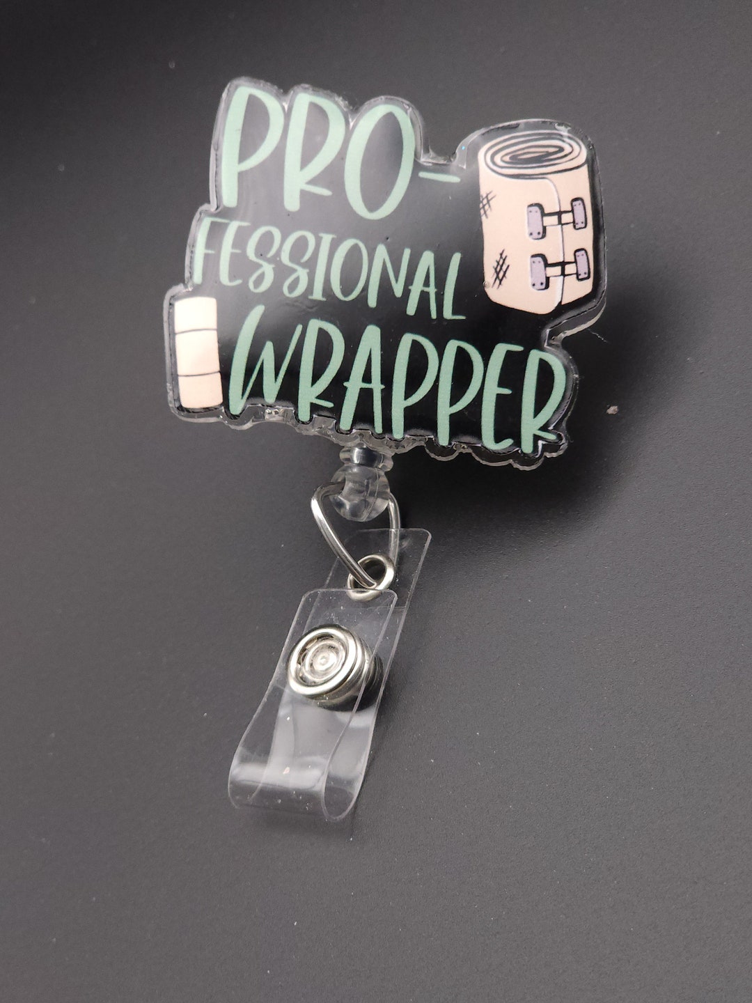 Wound Care Badge Pull Reel, Nurse Badge Reel, Cardiac Nurse Badge Reel ...