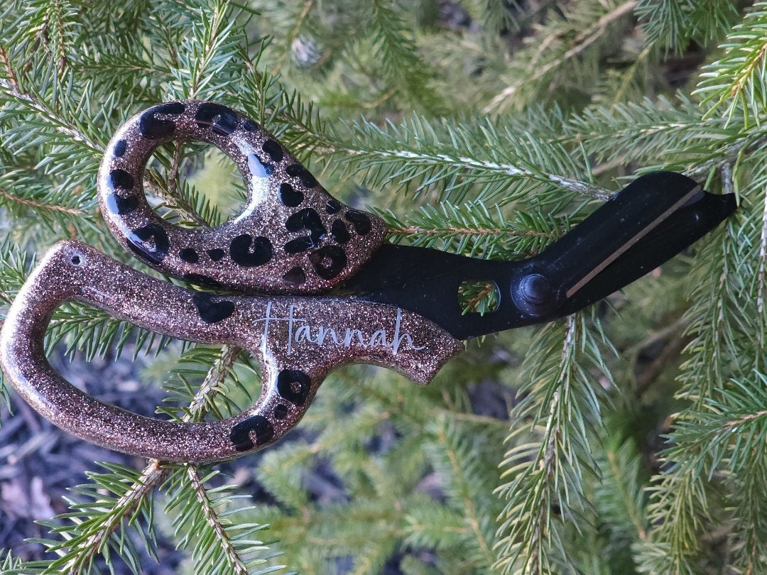 Custom Medical Trauma Shears, Glitter Leopard, EMT EMS Medic Student ...