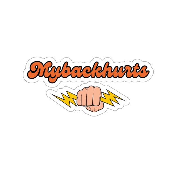 My Back Hurts Stickers - Etsy