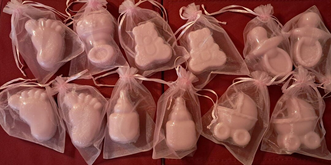 ITS A GIRL Baby Shower Soap 12 Pink Strawberry Shortcake Scented Soaps ...