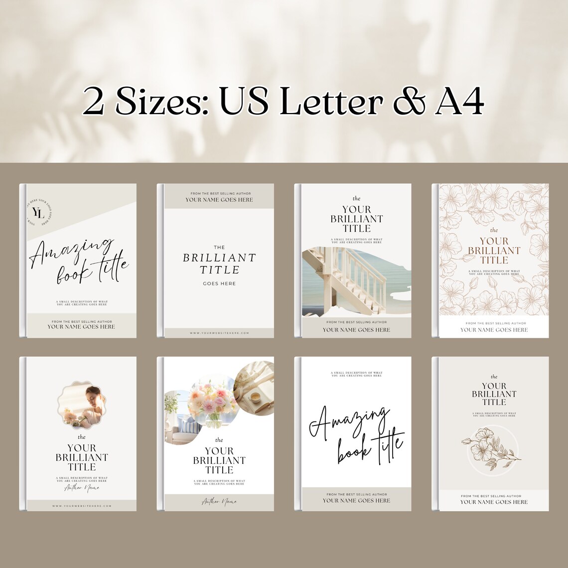 Ebook Cover Template Canva E-book Cover Design for Digital - Etsy