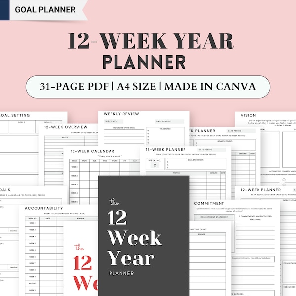 Planner Printable - Etsy