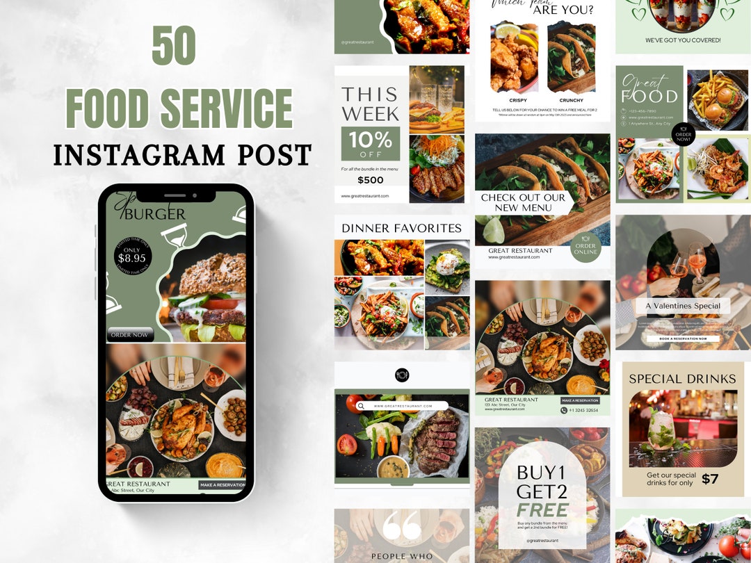 Food Instagram Post Restuarant Instagram Marketing Dietician Instagram ...
