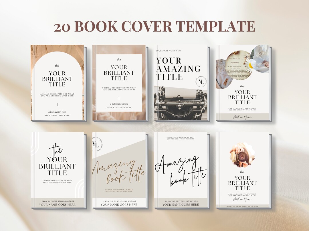 Book Cover Template Minimalist Theme Ebook Cover Template Digital Cover ...