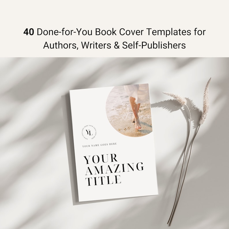 Ebook Cover Design Minimalist Ebook Canva Template Editable Cover ...