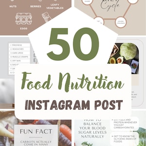 Food Nutrition Instagram Dietician IG Post Health Coach Social Media ...
