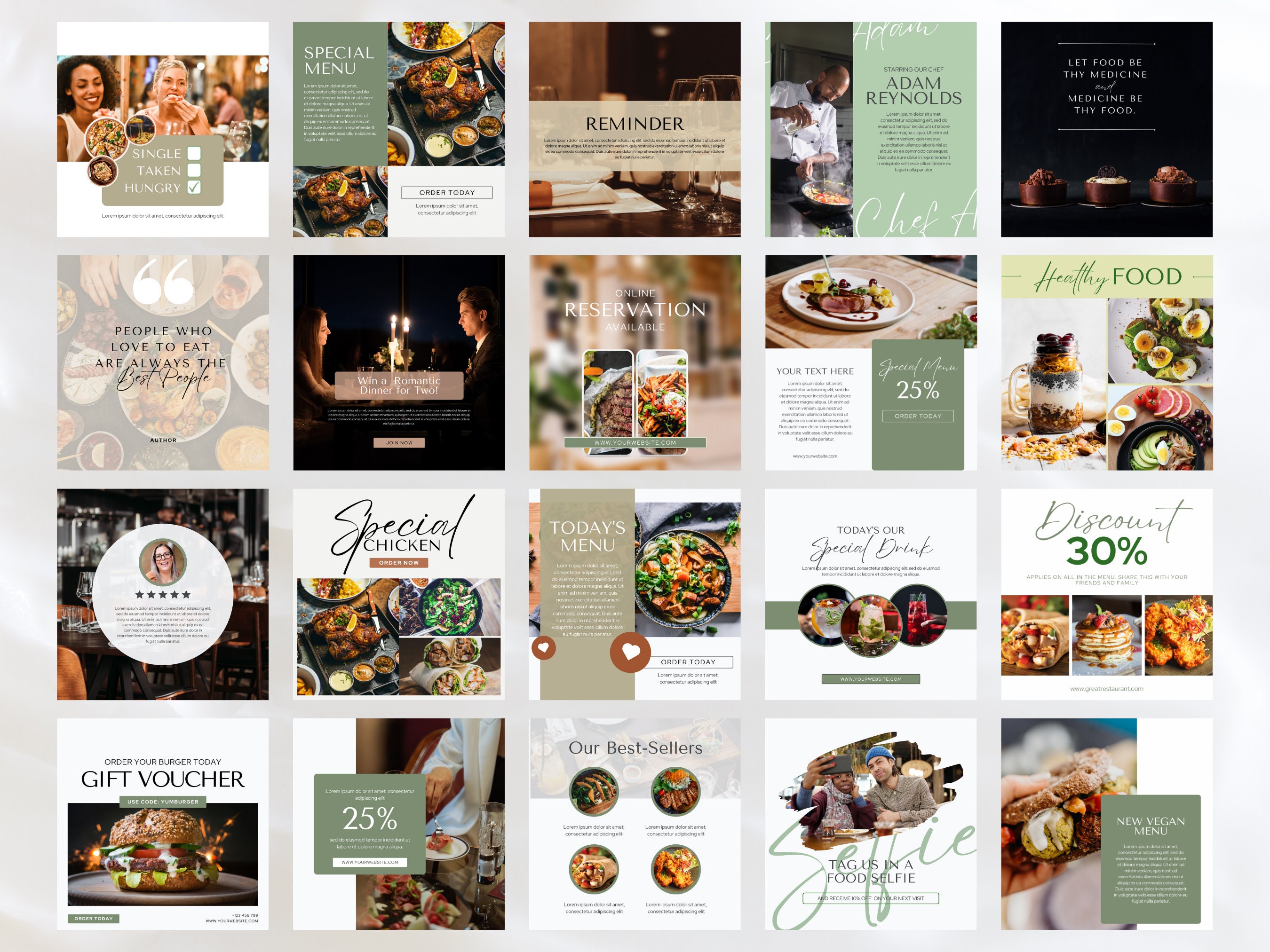 Food Instagram Post Restuarant Instagram Marketing Dietician Instagram ...