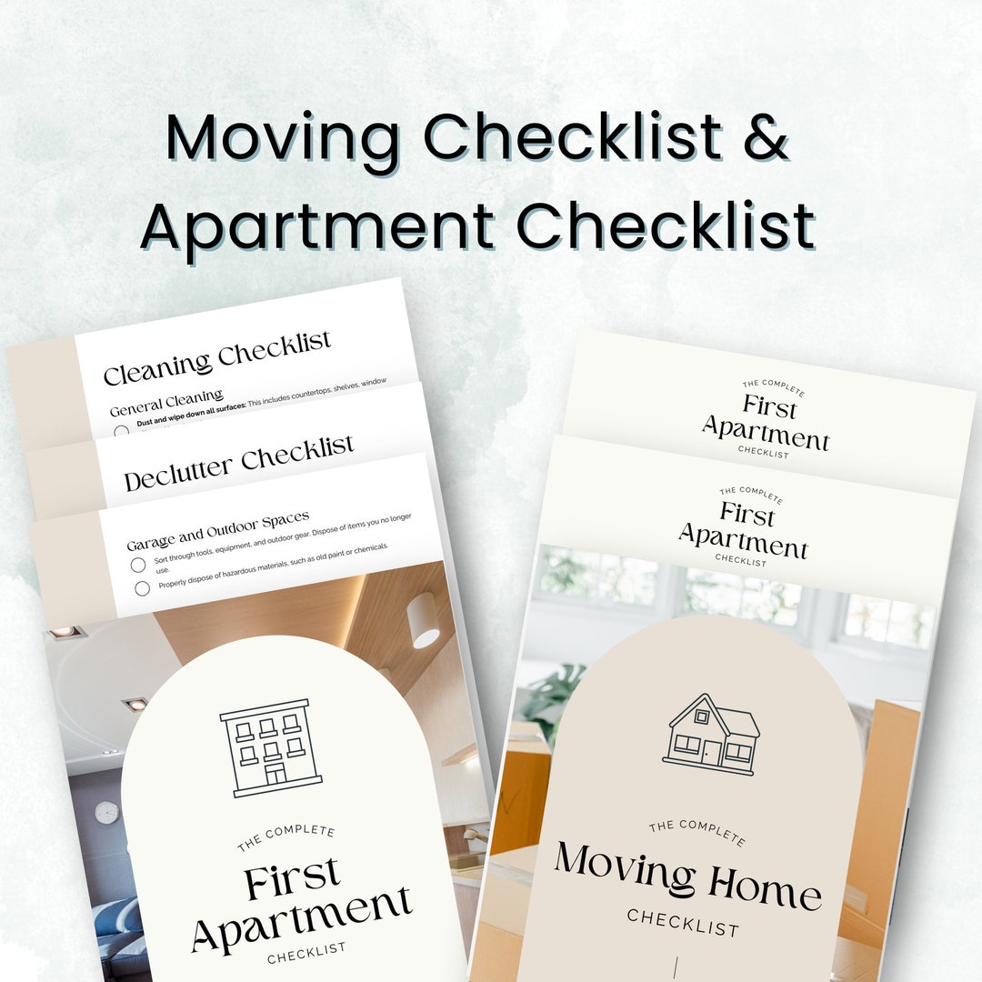 Moving Checklist Printable Move in Packing List Home Management to Do ...