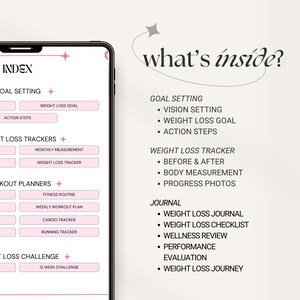 Digital Weight Loss Planner: Self Care & Meal Planning (PDF) - Etsy