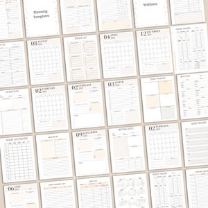 2025 Planner Printable Life Planner Organization Editable 2025 Daily ...