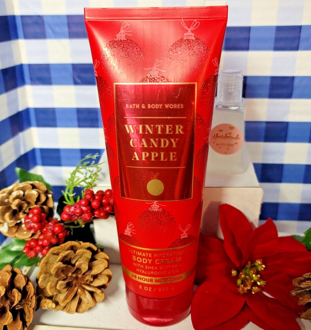 Bath And Body Works Winter Candy Apple Ultimate Hydration Body Cream 8