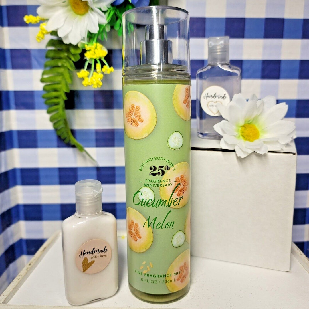 Bath and Body Works Cucumber Melon Fine Fragrance Body Mist 8 Fl Oz - Etsy