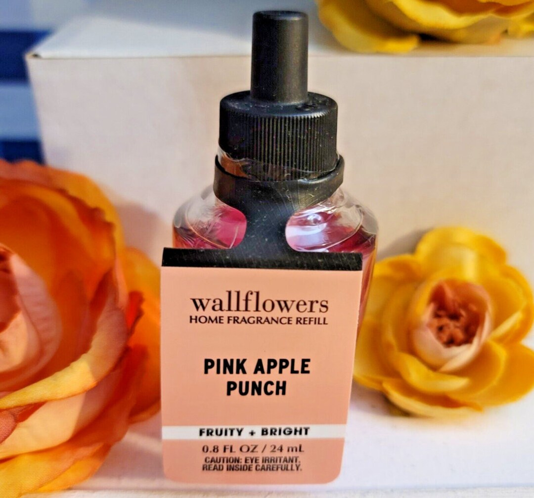 Bath and Body Works pink Apple Punch Wallflower Fragrance Refill - Etsy