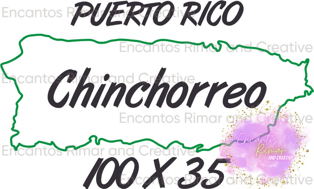 Chinchorreo, 100x35, Puerto Rico, Boricua, Shirt, PNG, Map of Puerto ...