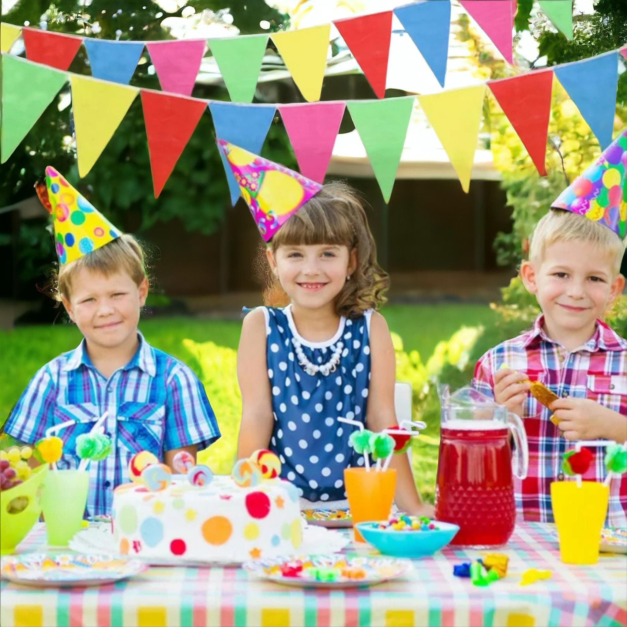 1020ft Colorful Pennant Banner Flags - 720pcs Multicolor Bunting for ...