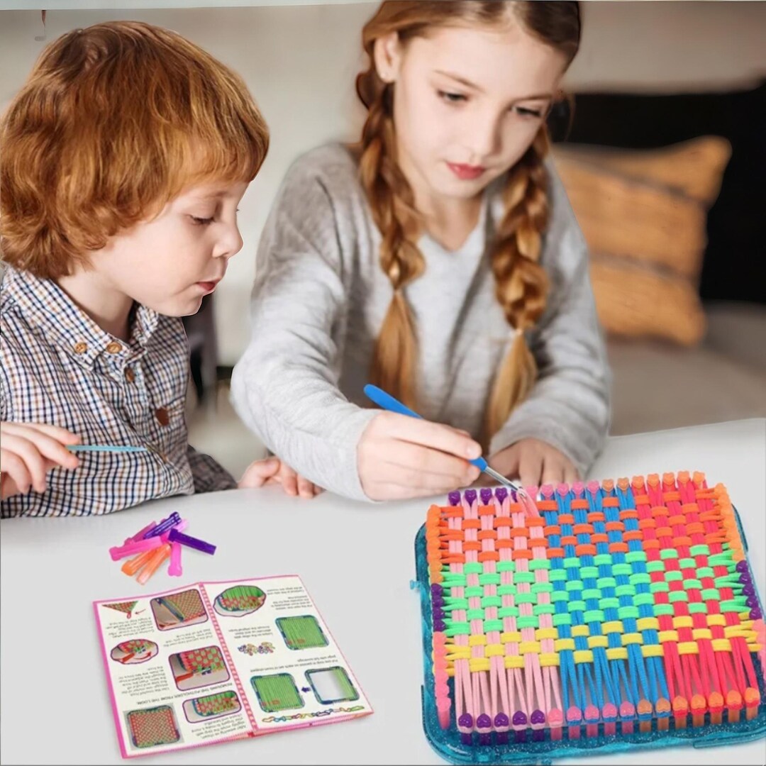 Weaving Loom Kit for Kids & Adults – DIY Potholder Loom Craft Kit With ...
