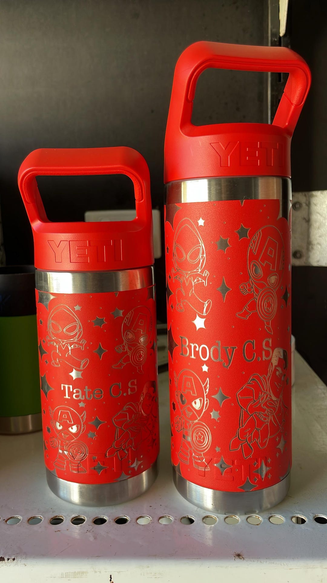 Super Heroes Cartoon Engraved Full Wrap Design - Etsy