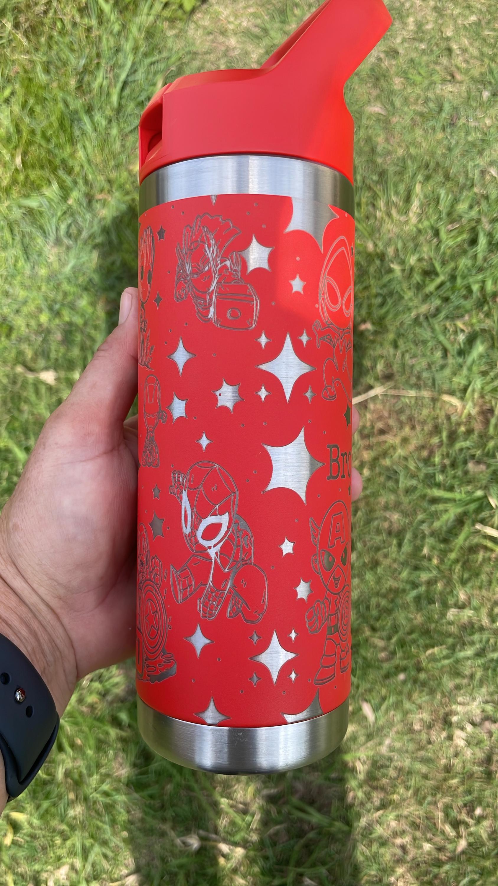 Super Heroes Cartoon Engraved Full Wrap Design - Etsy