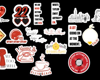 The Red Inspired Sticker Collection - Etsy