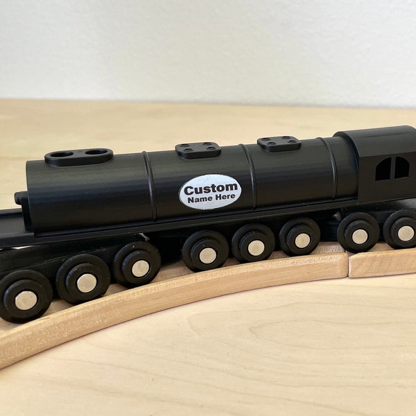 Wooden Train - Etsy