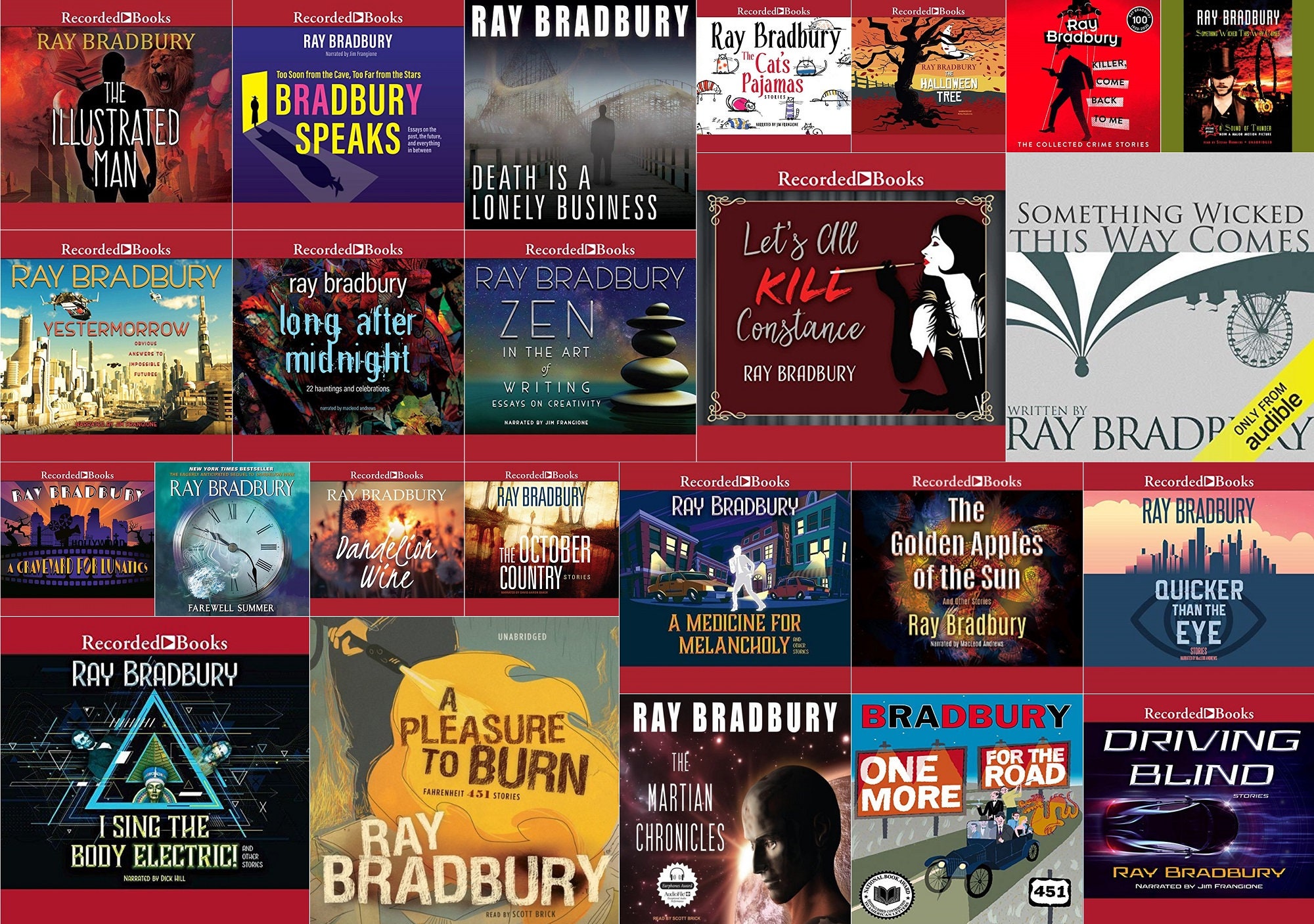 Ray Bradbury Collection 24 MP3 Audiobooks - Etsy