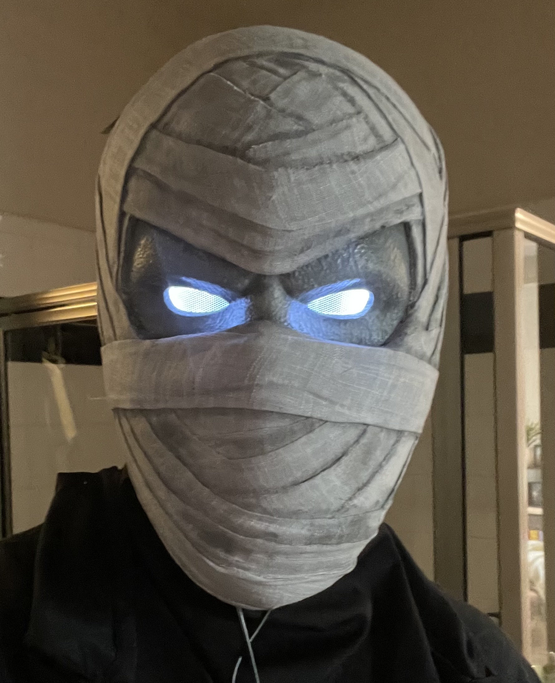 3D Printed Moon Knight Fully Wearable Mask - Etsy
