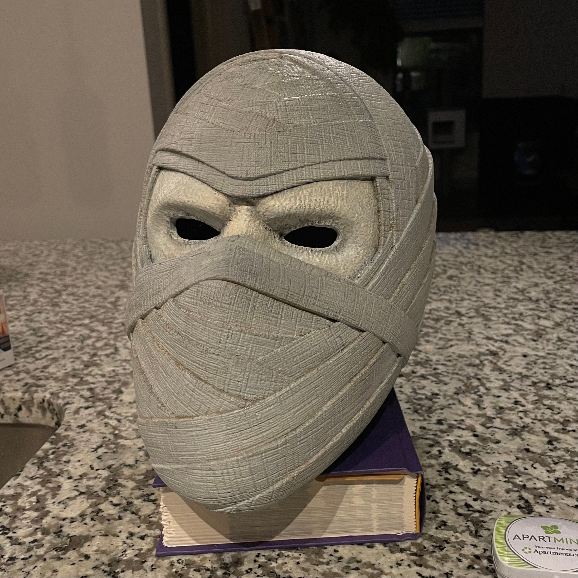 3D Printed Moon Knight Fully Wearable Mask - Etsy