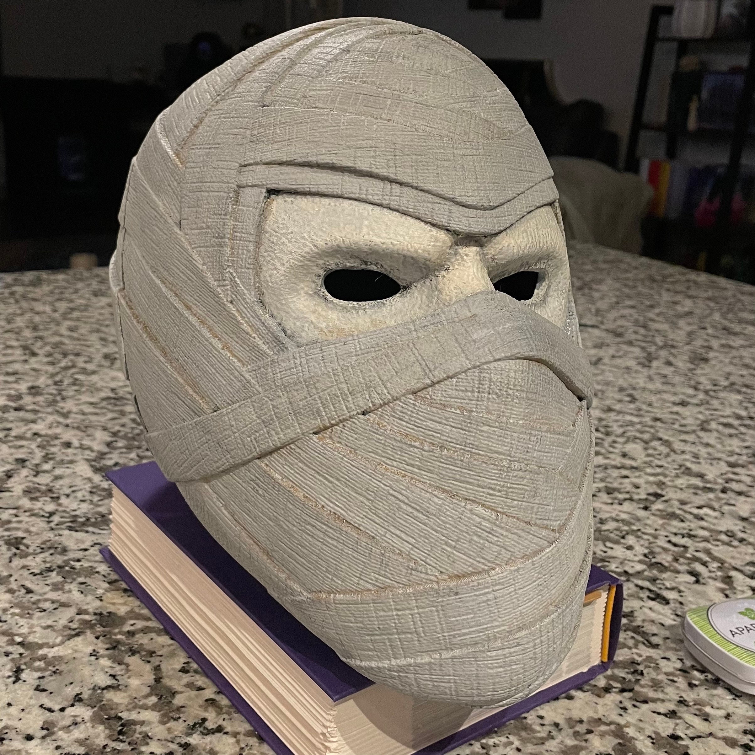 3D Printed Moon Knight Fully Wearable Mask - Etsy