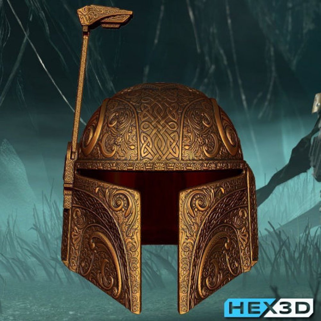 Hex3d Deluxe Mandalorian Helmet - Etsy