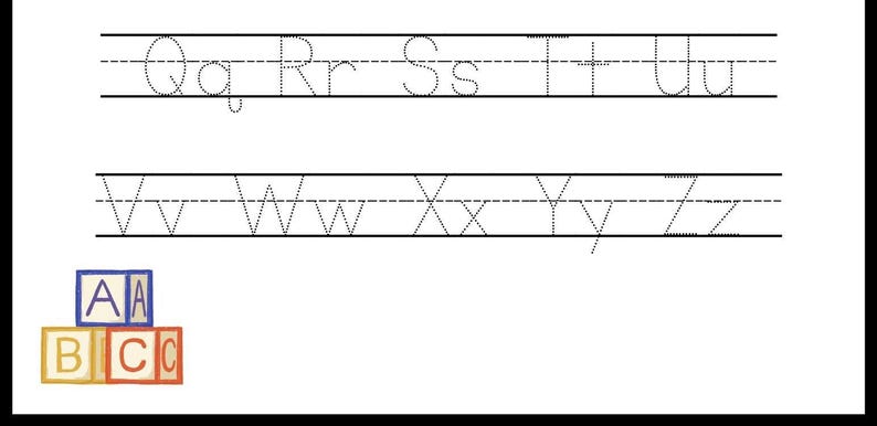 Let's Learn Our Abc's Printable Worksheet for Pre-k Students Teachers ...