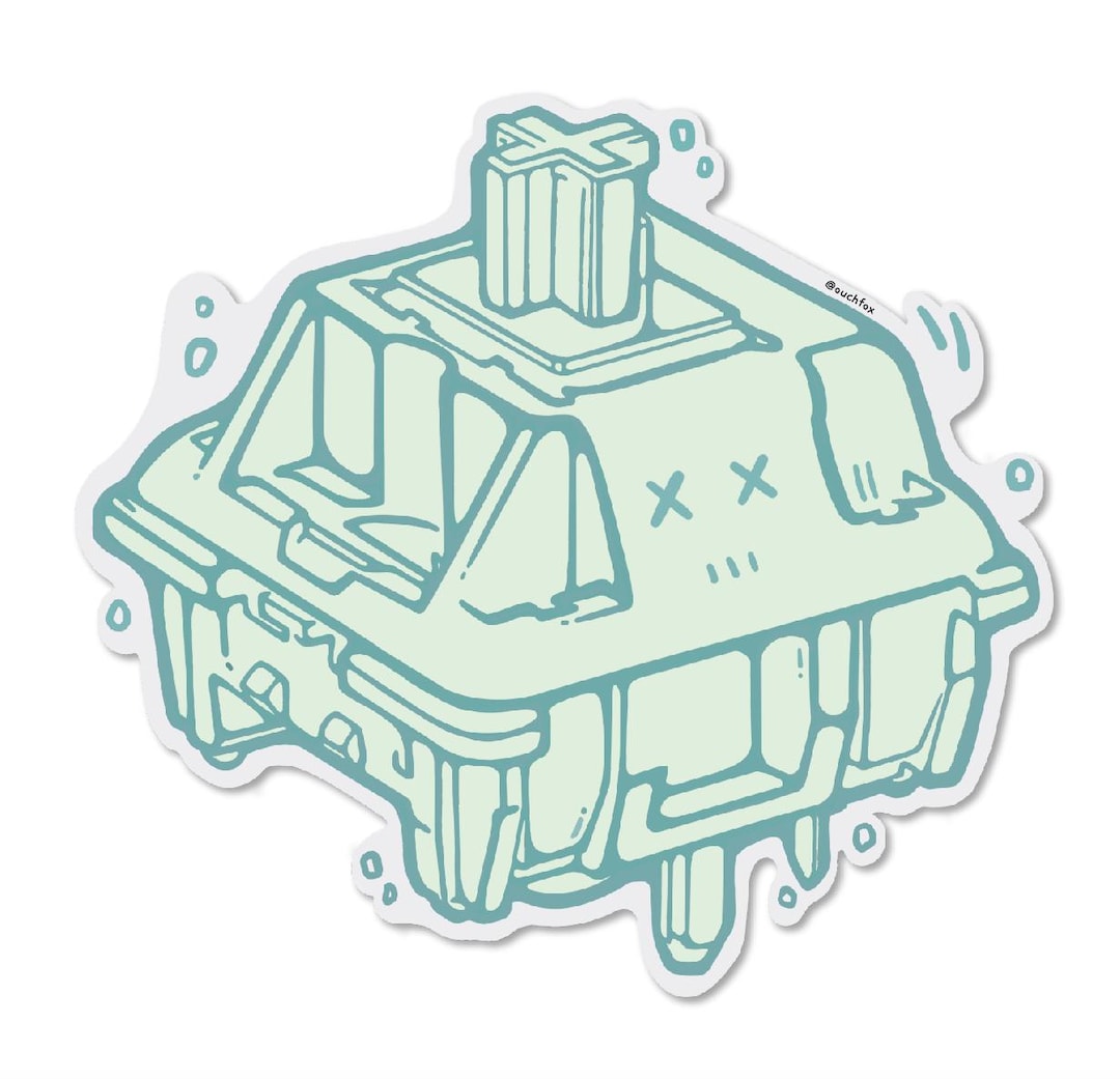 Keycap Sticker, Vinyl Sticker - Etsy