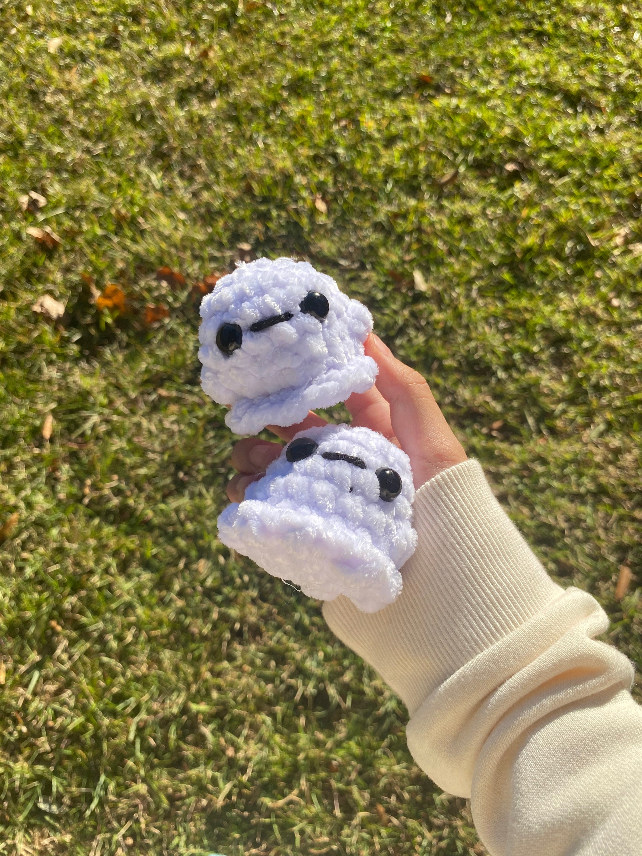 Crochet Mini Ghost Plushie, Crochet Plushie, Crochet Ghost, Ghost ...