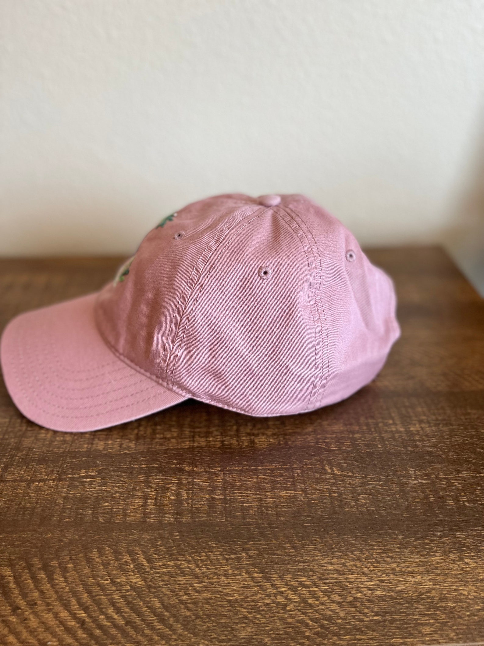 Personalized Hat, Women's Hat, Initial Hat, Floral Initial Hat, Gift ...