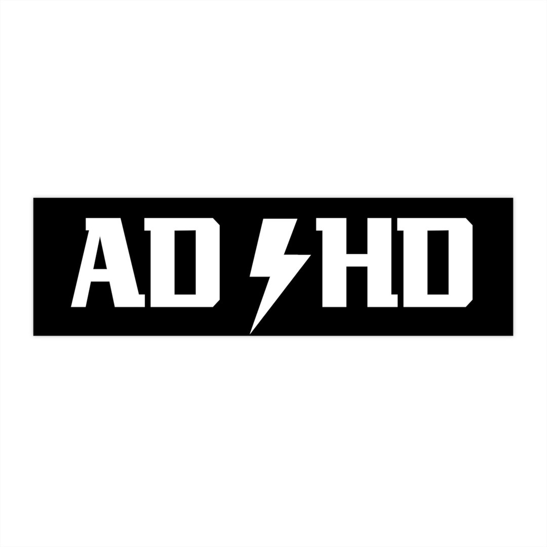 ADHD Bumper Sticker - Etsy