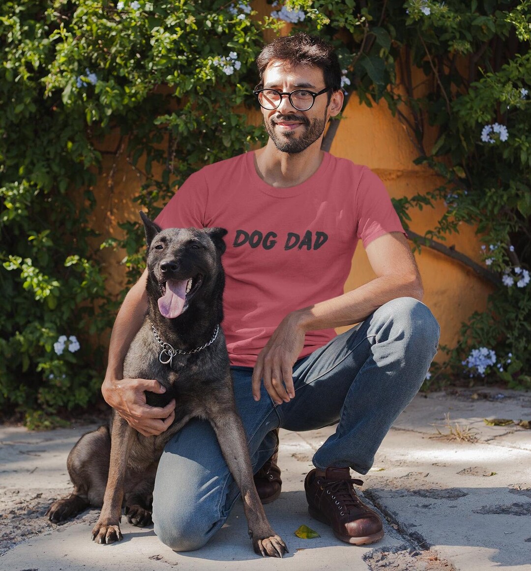 Proud Dog Dad Soft T-shirt; Father's Day for Pup Dad's; Soft and ...
