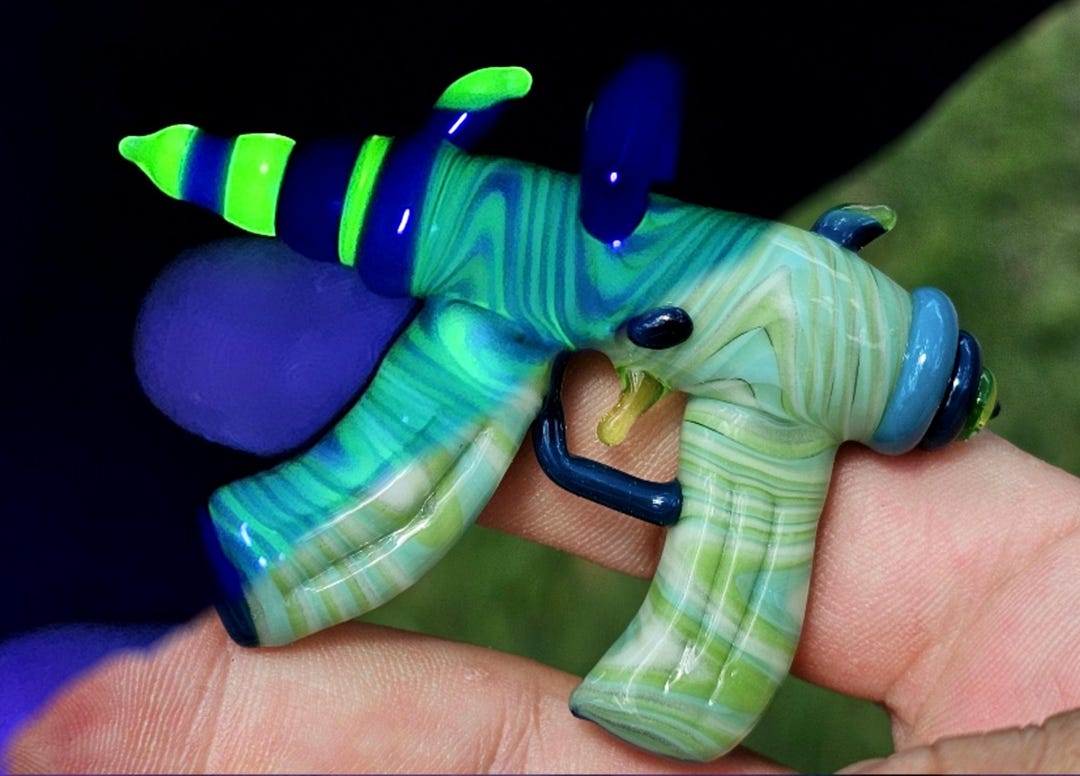 Glass Weapon Pendant W/ Illuminati - Etsy