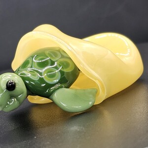 Turtle Coming Out of His Shell Sculpture - Etsy
