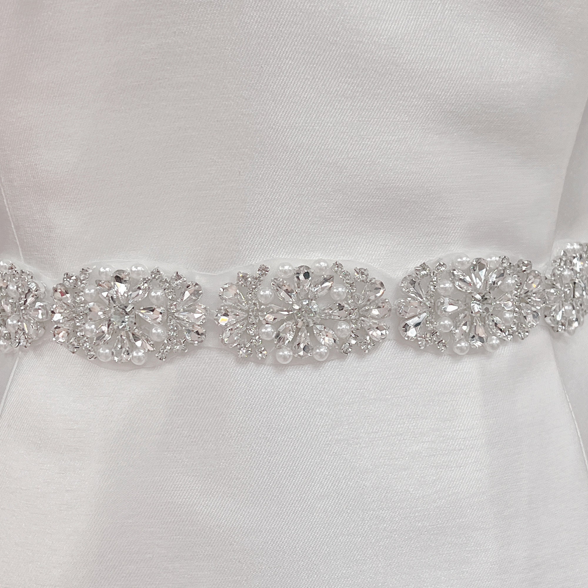 Pearl Crystal Belt, Crystal Belt Sash, Rhinestone Wedding Belt, Beaded ...