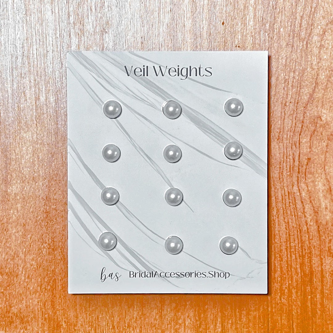 Pearl Veil Weights, Wedding Veil Weights, Magnetic Veil Weights, Bridal ...