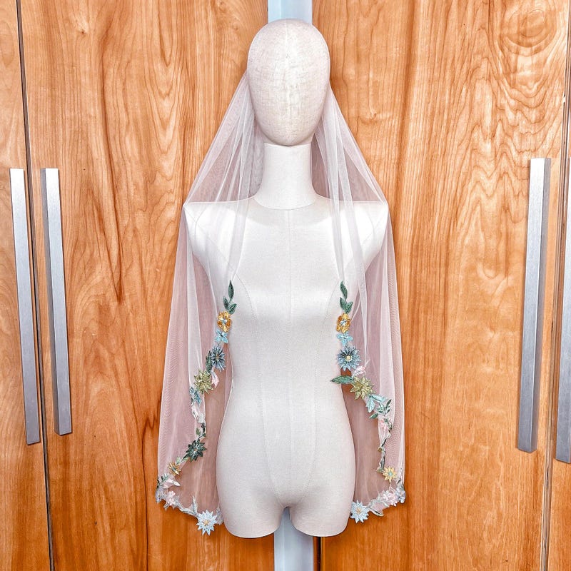 Colored Veils - Etsy