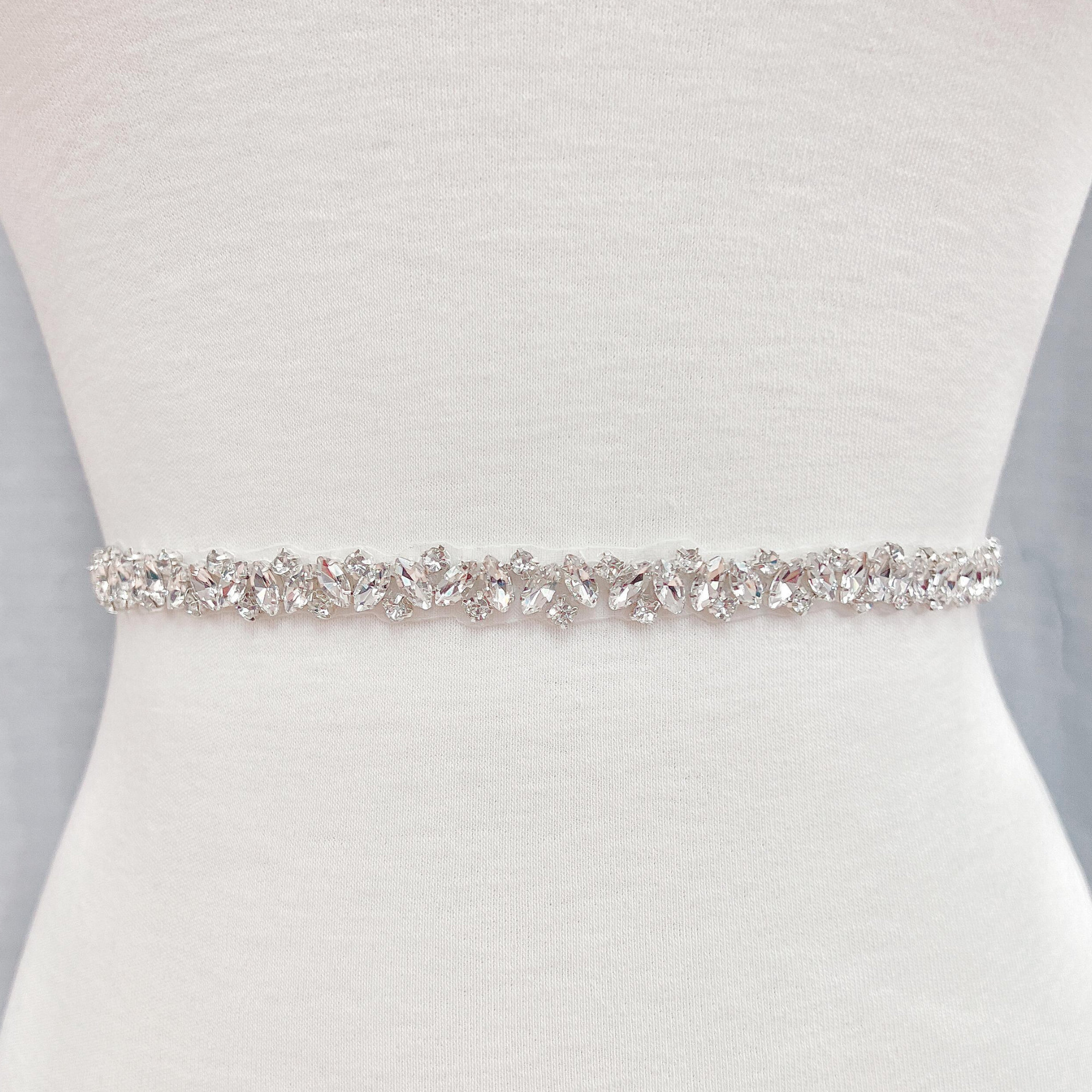 Dainty Bridal Belt, Belt for Wedding Gown - Etsy