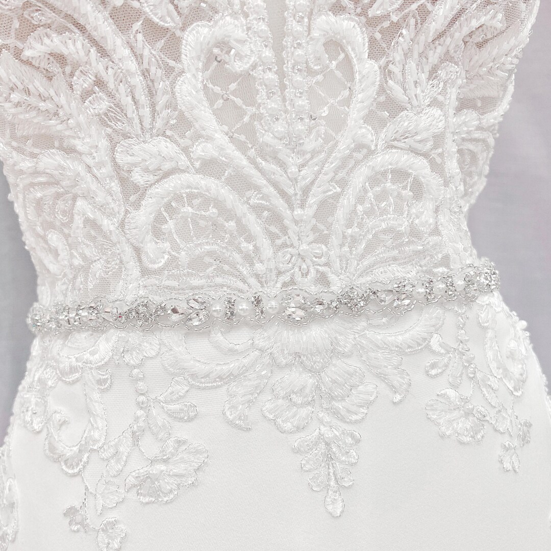 Rhinestone Wedding Belt, Wedding Dress Belt Rhinestone, Wedding Belts ...