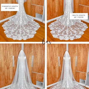 Pearl Beaded Wedding Veil, Waterfall Veil, Cascading Veil, Fingertip ...