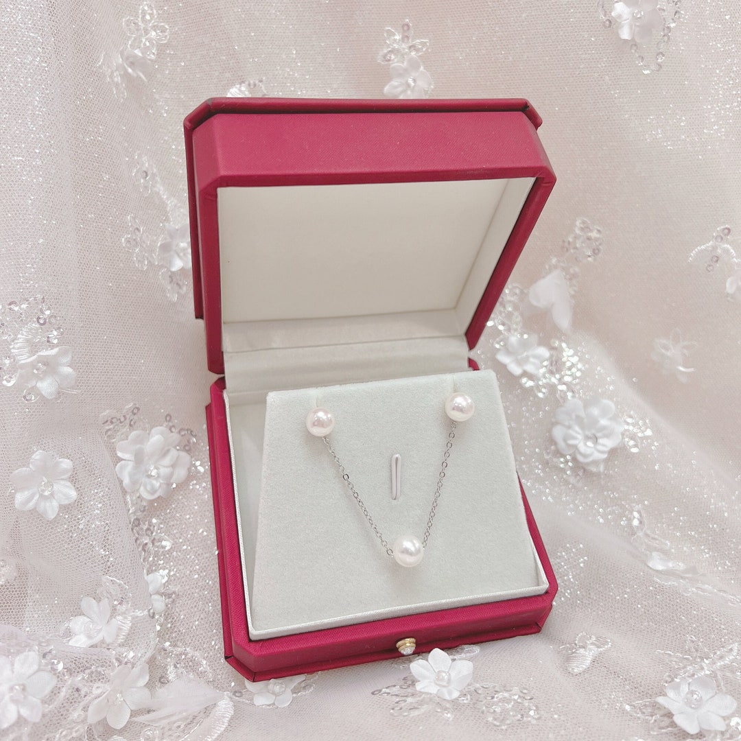 Single Pearl Set, Real Pearl Gift Set for Bride - Etsy