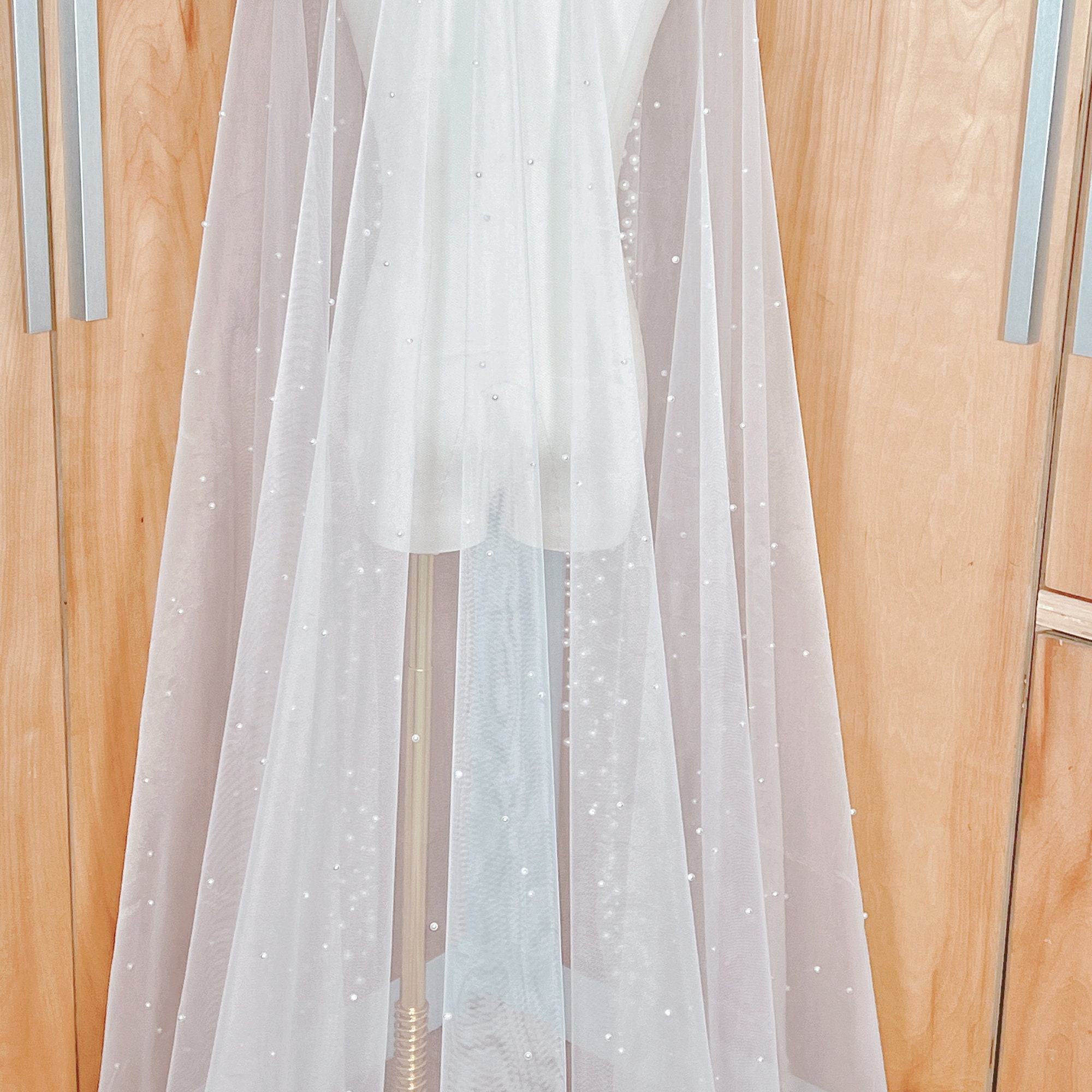 Cathedral Pearl Bridal Veil, Cathedral Pearl Veil, Veil Wedding ...